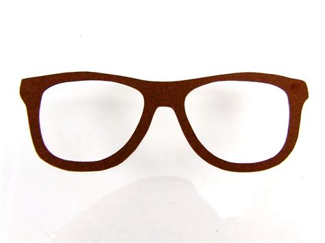 Hipster Glasses Paper Cut Outs Set Of 25 Etsy