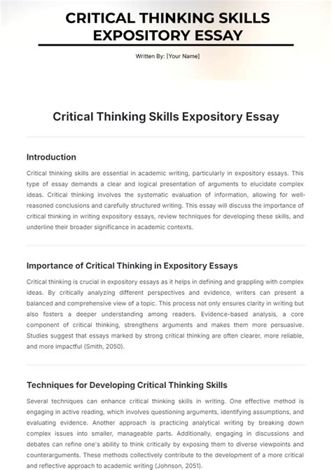 Free Narrative Essay Templates Editable And Printable