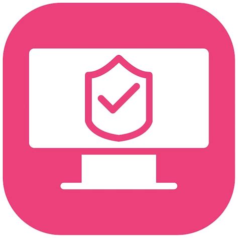 Malware Protection Icon Premium Vector