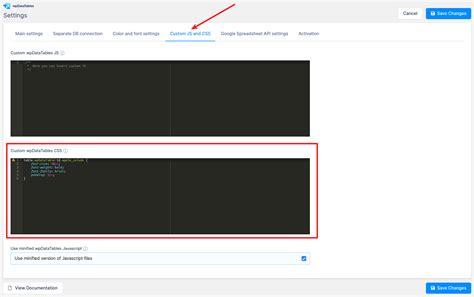coloring and styling columns wpdatatables tables and charts plugin