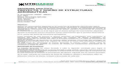 Programa AnalÍtico Proyecto Y DiseÑo De Frh · Pdf Fileel Examen