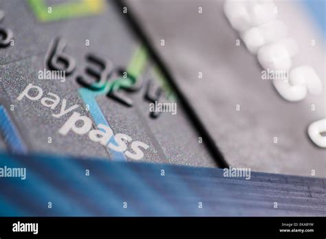 Illustrative Editorial Photo Of Credit Cards With Touch Free Paypass