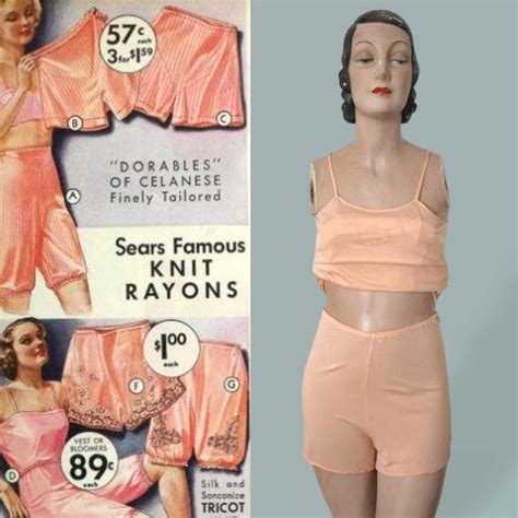1940s Vintage Underwear Women Etsy