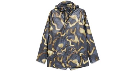 Rains Morph Jacket In Gray Lyst