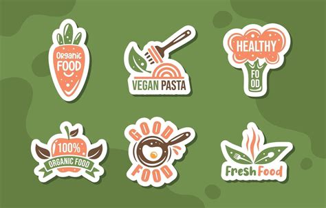 Healthy Food Logo Collection 2379731 Vector Art At Vecteezy