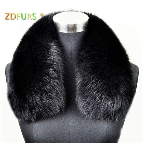 Zdfurs 여성 의류 칼라 액세서리 패션 여우 스카프 진짜 여우 모피 칼라 스퀘어 Zdc 163007 100