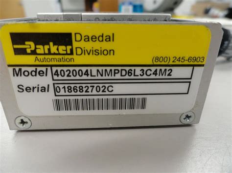 Parker Daedal 402004lnmpd6l3c4m2 Linear Actuator Ebay