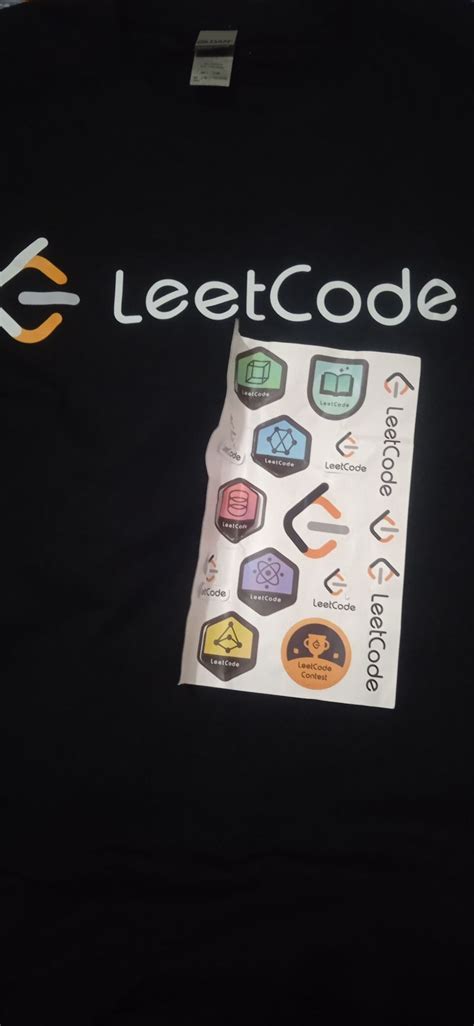 Deepak Duvesh On Linkedin Thanks Leetcode I Got My T Shirt In 10 Days