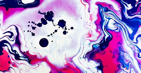 관념적인 그림 다이나믹한 다채로운 대담한 색상 대리석 효과 데스크톱 바탕화면 독창성 디자인 물을 튀기다 밝은 배경 붓놀림 비대표적 생생한 선명한