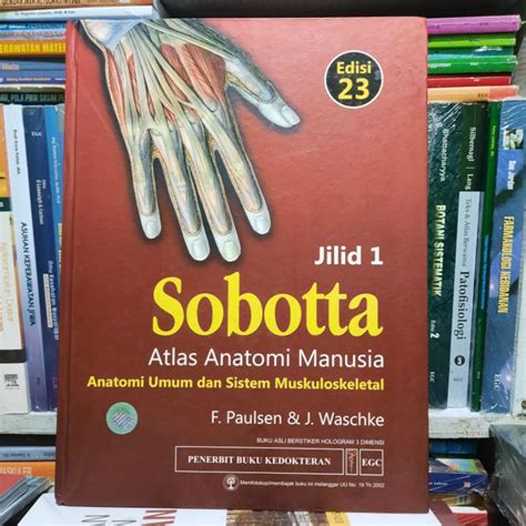 Jual Original Sobotta Atlas Anatomi Manusia Jilid 1 Edisi 23 Shopee