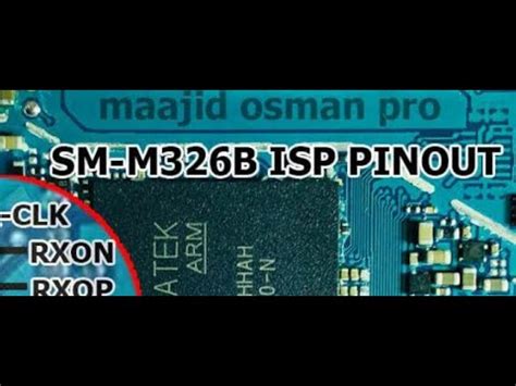 Samsung Galaxy M32 M326B ISP Pinout Test Point Guide Gsmsanjoy YouTube