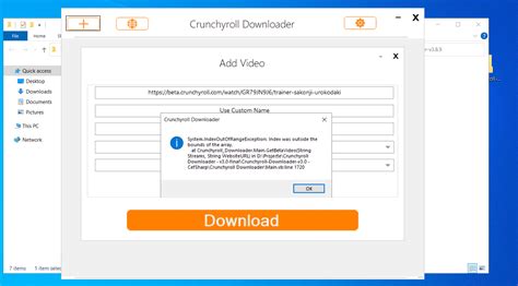 Index Out Of Range Exception Error · Issue 524 · Hama3254crunchyroll Downloader V30 · Github