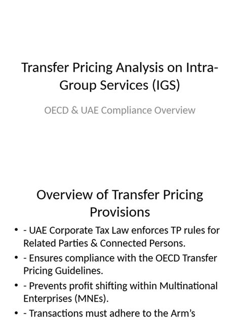 Transfer Pricing Igs Analysis Pdf