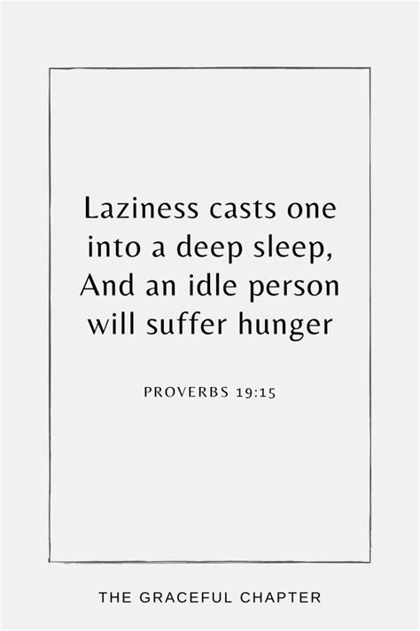 Bible Verses About Laziness The Graceful Chapter