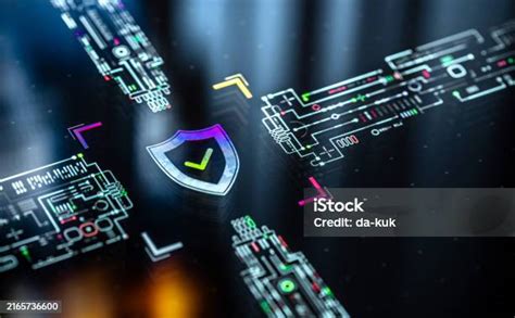 디지털 보안 개념 보안 및 안전의 진화 기술 진보와 혁신의 세계에서 사이버 보안 및 안전의 상징으로서의 미래형 방패 0명에 대한 스톡 사진 및 기타 이미지 Istock