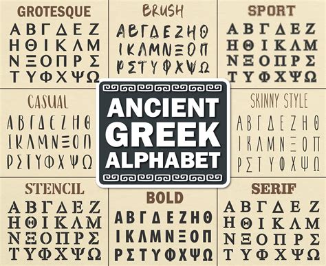 Ancient Greek Writing Font Fontscape Home International Ancient