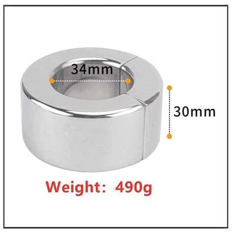 30mm 490g Heavy Duty Strong Magnetic Ball Weight Scrotum Stretcher Hsmag