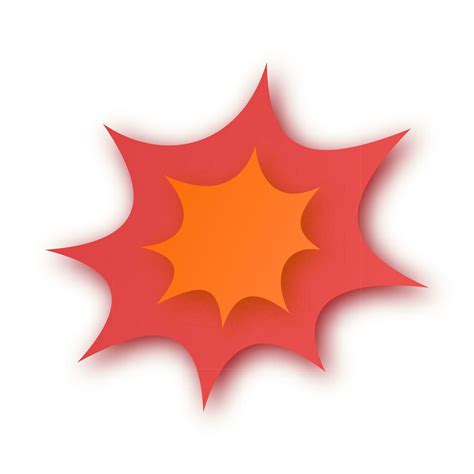 Paper Cut Speech Bubble With Explosion 29944394 Vector Art At Vecteezy