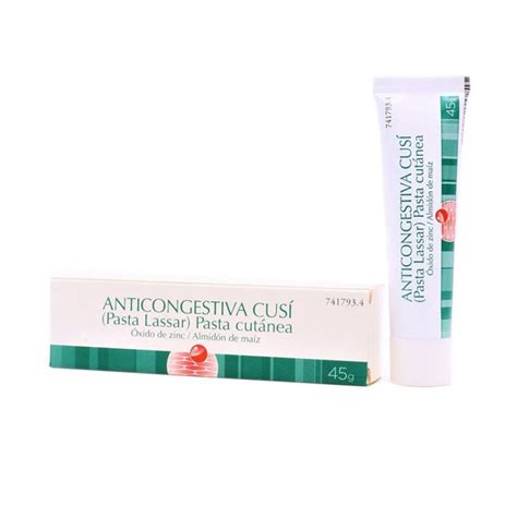 Buy Anticongestive Cusi Topical Paste 1 Tube 45 G Parafarmacia