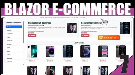Part7 NET 8 Blazor Wasm ECommerce With API Creating Product