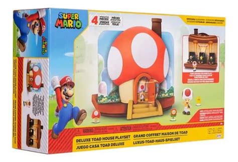 Súper Mario Set De Juego Casa Toad Deluxe Envío Gratis