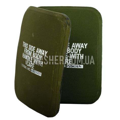 British Army Ecba Body Armour Plates Olive Buy With International