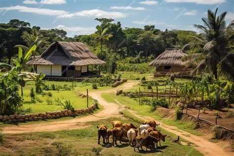 Premium Ai Image Traditional Maya Farm With Maize Cultivation And