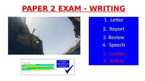 Paper 2 Transactional Writing Revision Gcse English Language Teaching Resources