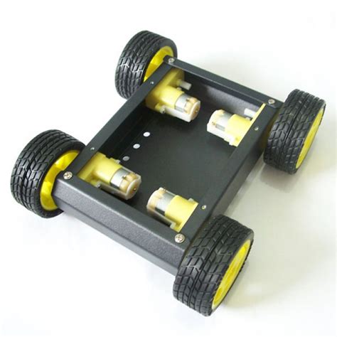 dfrobot alloy 4 wheel drive version a4wd robotic car platform