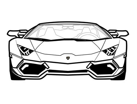 Lamborghini Coloring Pages Coloringlib