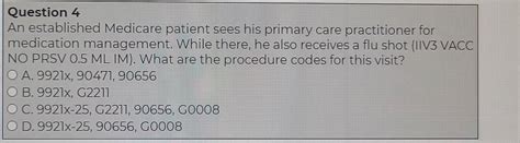 Solved An Established Medicare Patient Sees His Primary Care