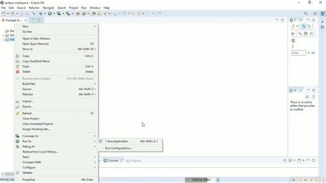 Run On Server Option Not Appearing In Eclipse Java The Selection