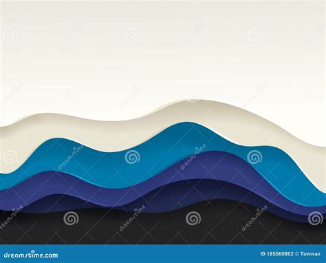 Abstract Vector Background Stock Vector Illustration Of Beach 185060802