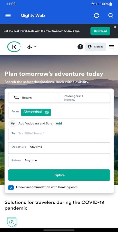 دانلود اپلیکیشن تبدیل سایت به اپلیکیشن فلاتر Mightyweb Webview Web To App Convertorflutter