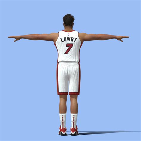 T Pose Rigged Kyle Lowry Miami Heat Nba 3d Model By Tranduyhieu