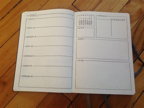 Minimalist Weekly Spread Planner