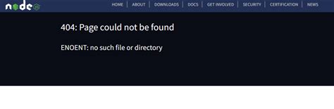 404 Page Doesnt Show In The Same · Issue 5124 · Nodejs