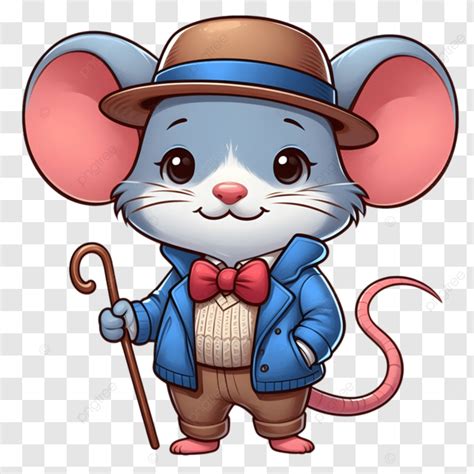 투명한 배경에 파란색 드레스를 입고 3d 쥐 투명한 배경에 파란색 드레스를 입고 3d 쥐 3차원 쥐 Png 일러스트 및
