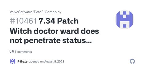 734 Patсh Witch Doctor Ward Does Not Penetrate Status Resistance · Issue 10461 · Valvesoftware