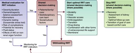 Schematic Diagram Of Renal Replacement Therapy Rrt Decisions In
