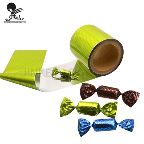 Custom Printing Double Twist Plastic Film Candy Wrapper Aluminum Foil