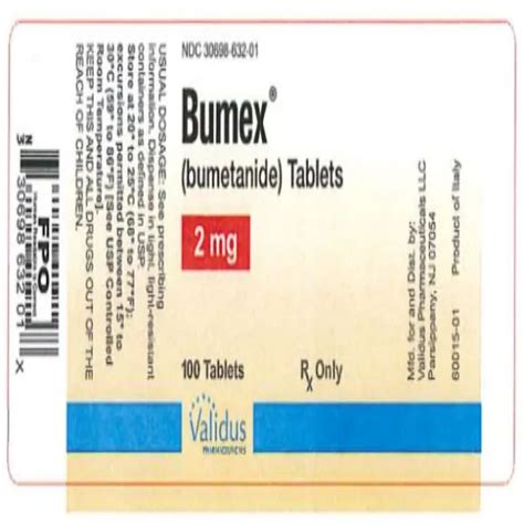 Bumex Tablet 2mg Uses Side Effects And Price Smarthealer Pk