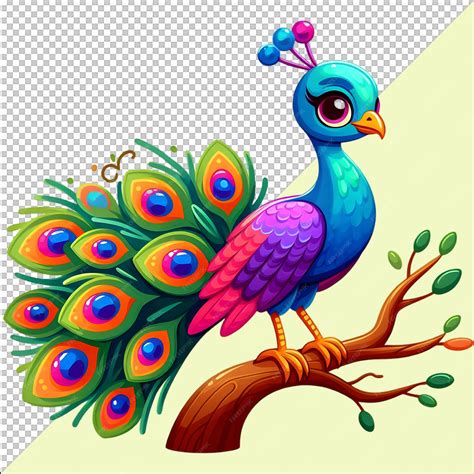 Peacock Vectors Illustrations For A Peacock Png Psd File Mockup Png