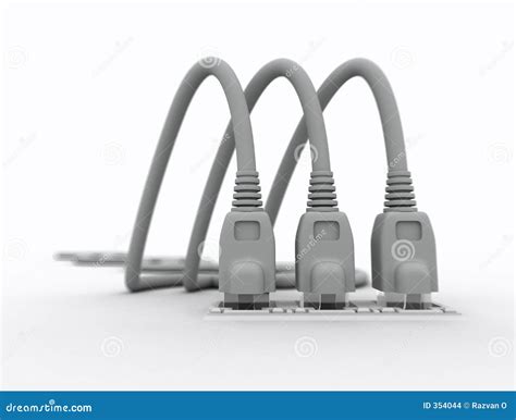 Network Plug Stock Illustration Illustration Of Data Gbic 354044