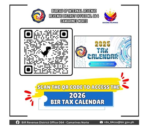 Bir The 𝟮𝟬𝟮𝟲 𝗕𝗜𝗥 𝗧𝗮𝘅 𝗖𝗮𝗹𝗲𝗻𝗱𝗮𝗿 Is Now Available Scan The Qr Code Or