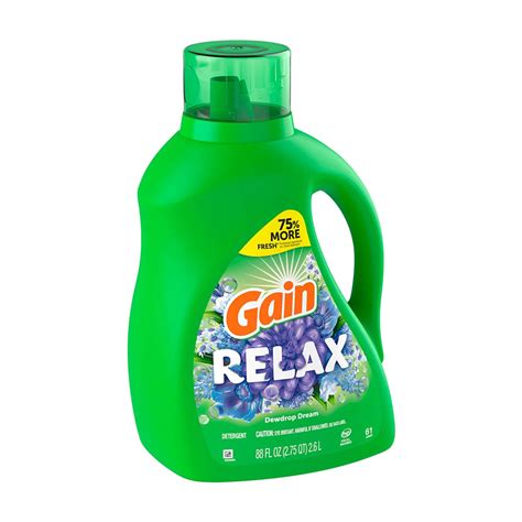 Buy Gain Relax Liquid Laundry Detergent Dewdrop Dream 88 Fl Oz From