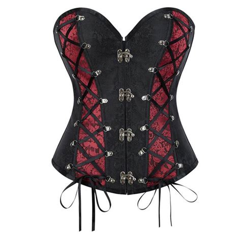 Punk Retro Lace Up Court Corset Gthic