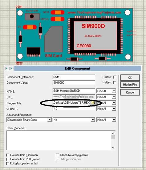 Gsm Library For Proteus The Engineering Projects