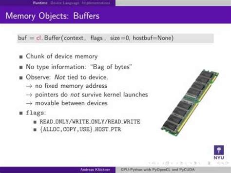 GPU Programming With PyOpenCL And PyCUDA YouTube