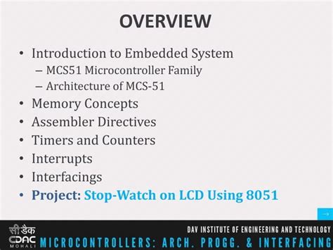 Microcontroller Architecture Programming And Interfacing Ppt